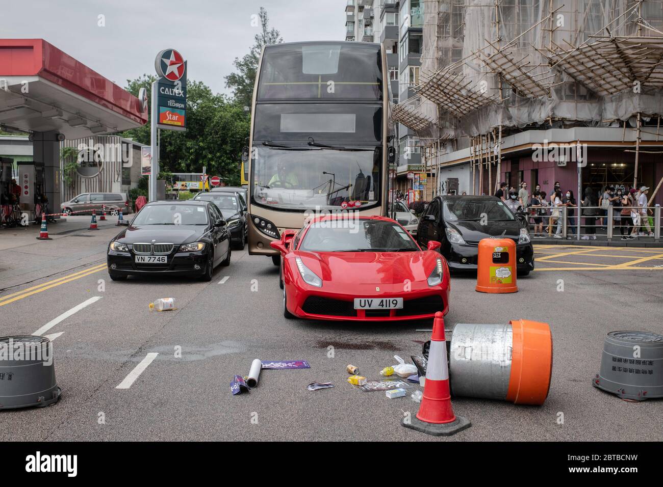 Traffic blocked hi-res stock photography and images - Alamy