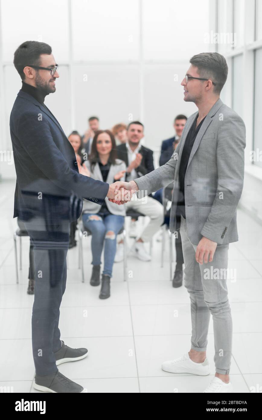 Two intelligent business people hi-res stock photography and images - Alamy