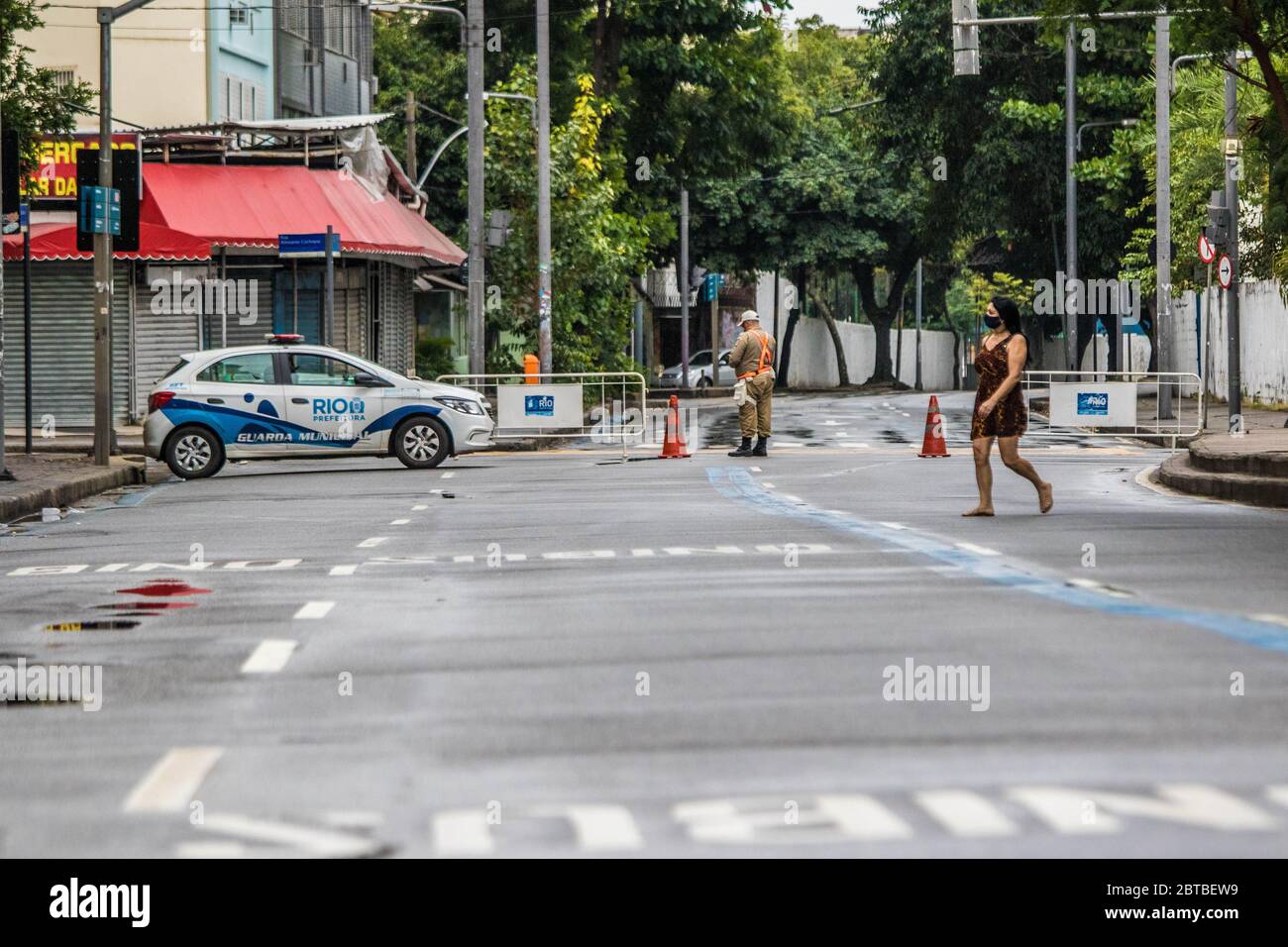 May 24, 2020: RIO DE JANEIRO. BRAZIL. May 24, 2020. SOCIAL ISOLATION ...