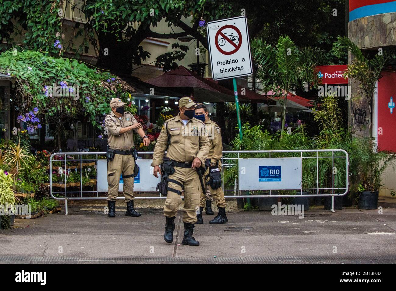 May 24, 2020: RIO DE JANEIRO. BRAZIL. May 24, 2020. SOCIAL ISOLATION ...