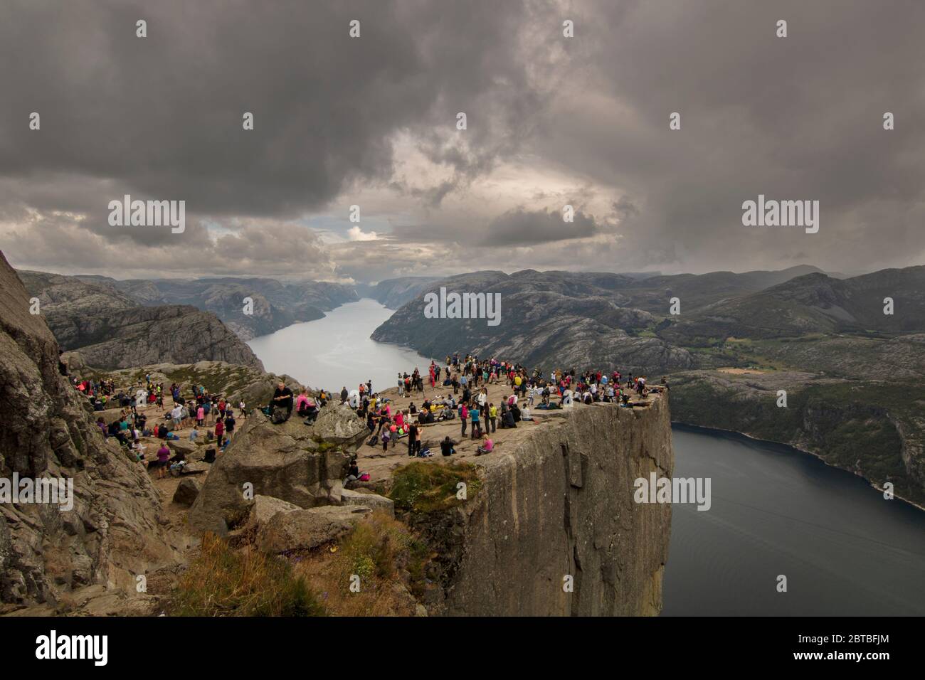 Preikestolen rock hi-res stock photography and images - Alamy