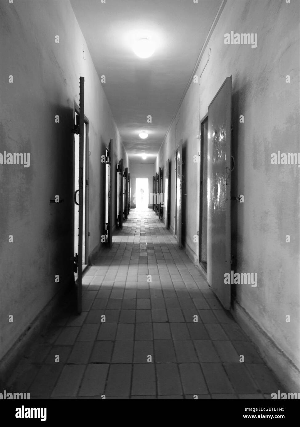 Prison corridor indoor hi-res stock photography and images - Alamy