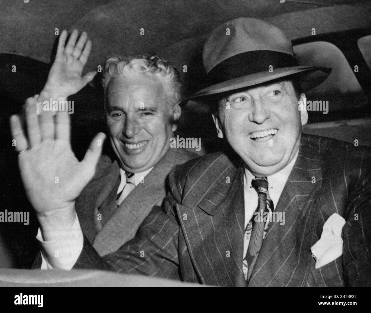 Charles Chaplin and lawyer Jerry Giesler, circa 1944. File Reference ...