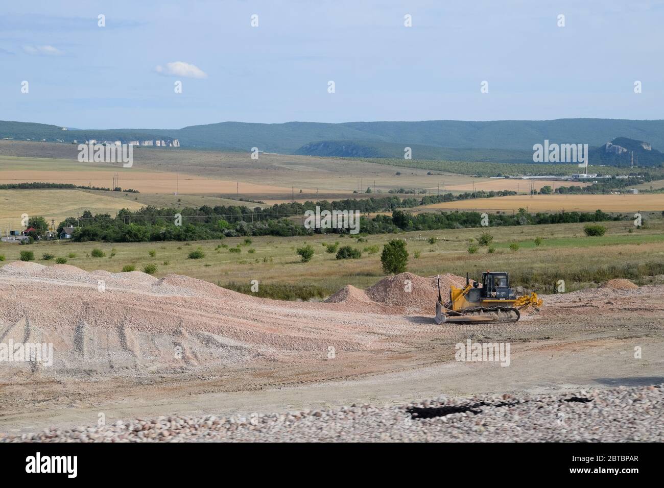 Construction of the pipeline. a Underground gas pipeline, pipeline ...