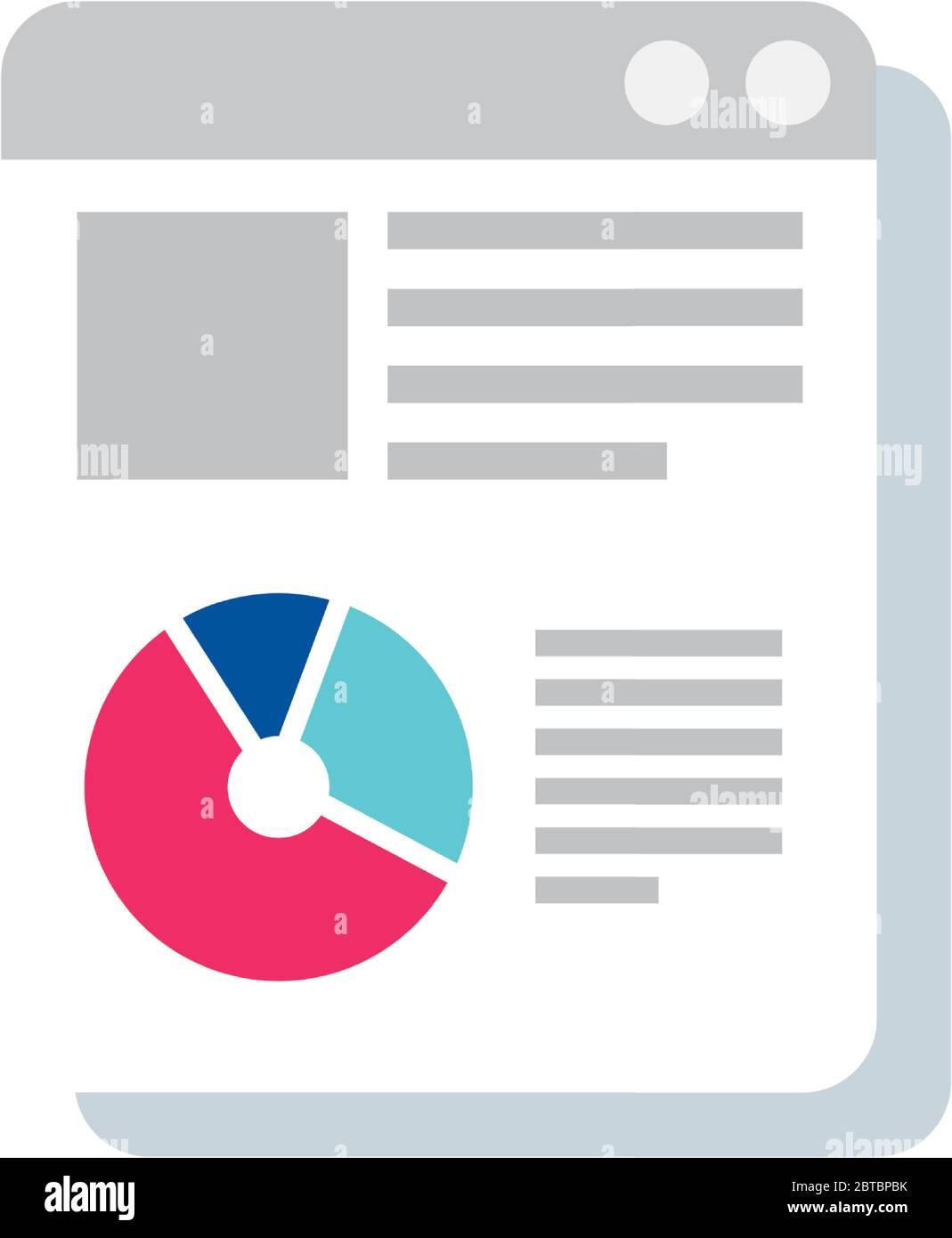 infographics, design of visualizad data in document Stock Vector Image ...