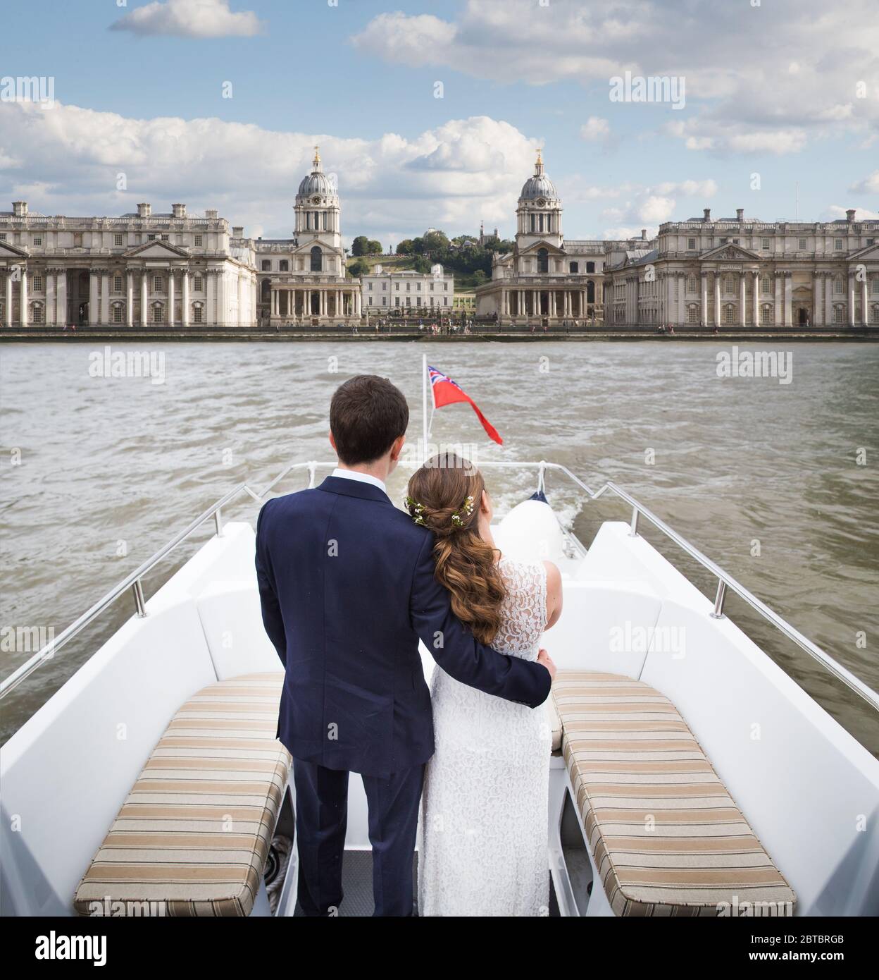 Couples getting married on board Orion clipper Stock Photo - Alamy