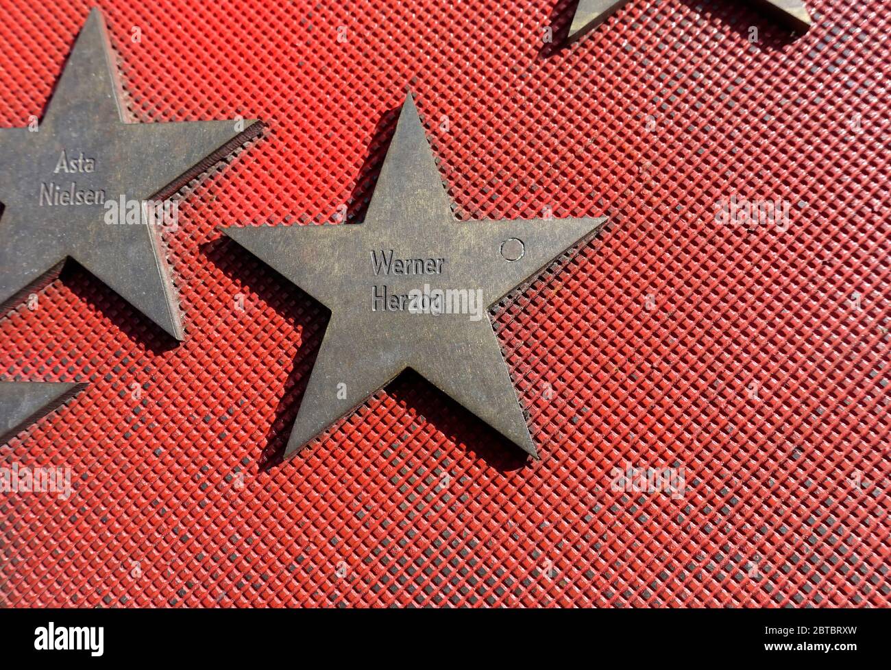 Star of Werner Herzog,Boulevard of the Stars, Berlin Stock Photo - Alamy