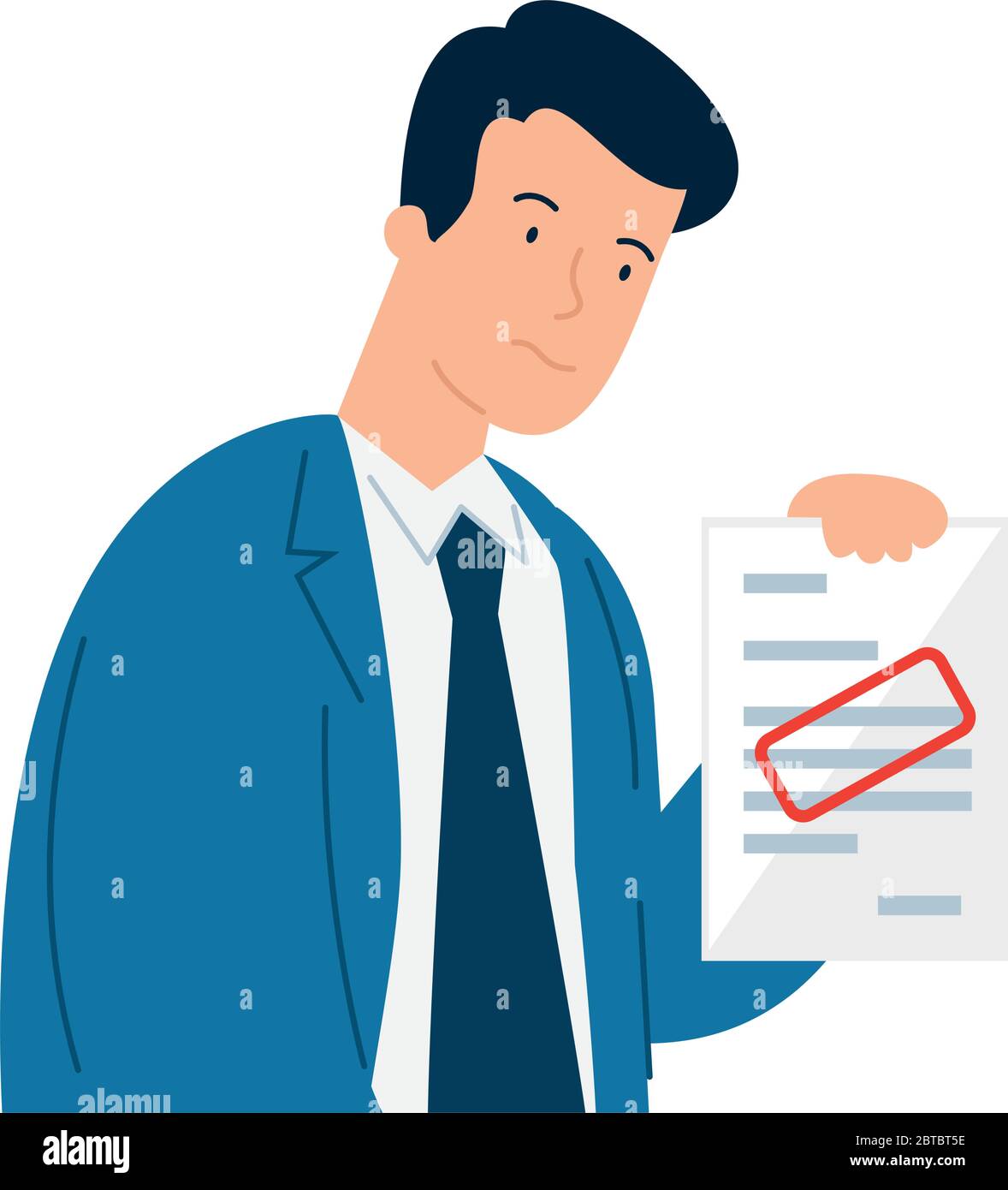 Young professional wearing formal Stock Vector Images - Alamy