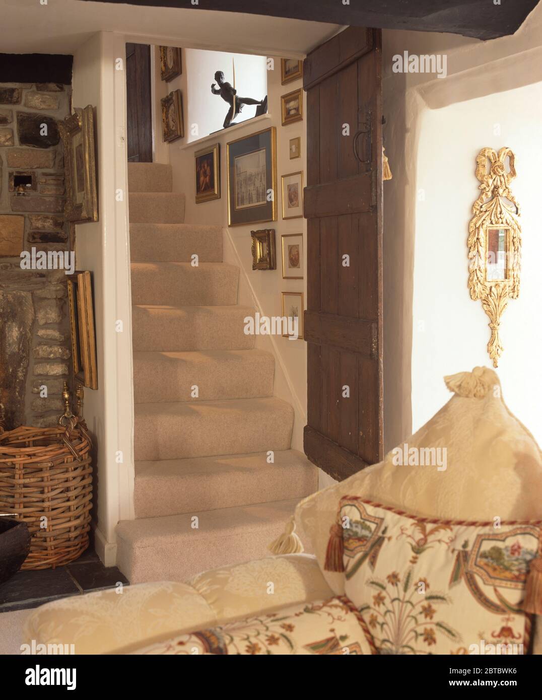 Traditional cottage stairs hi-res stock photography and images - Alamy