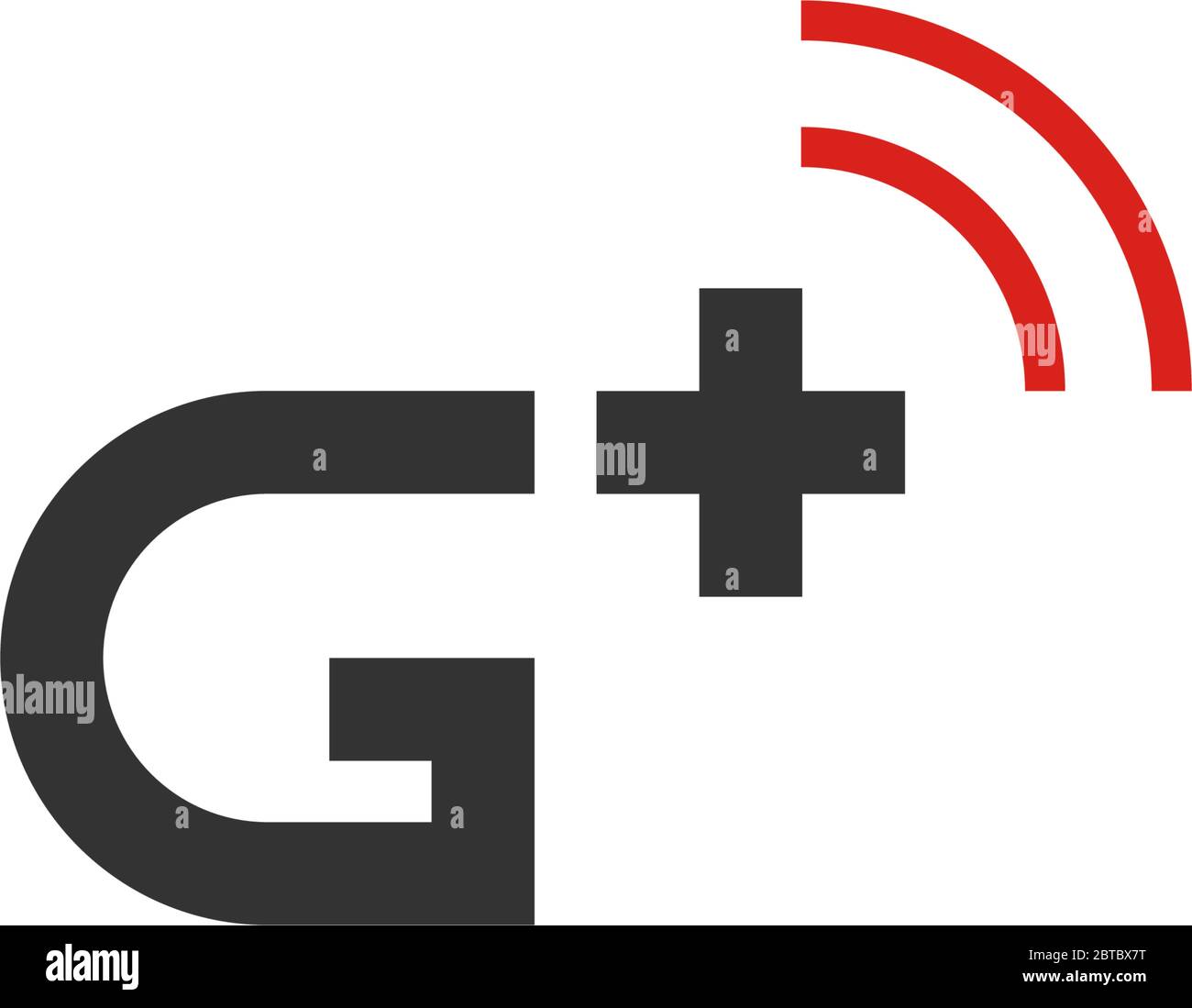 G plus connection logo icon illustration Stock Vector Image & Art - Alamy