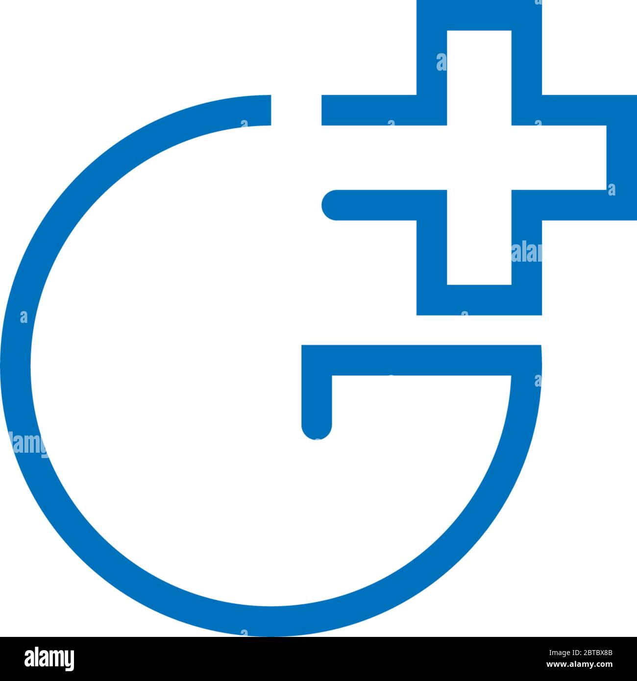 G plus connection logo icon illustration Stock Vector Image & Art - Alamy