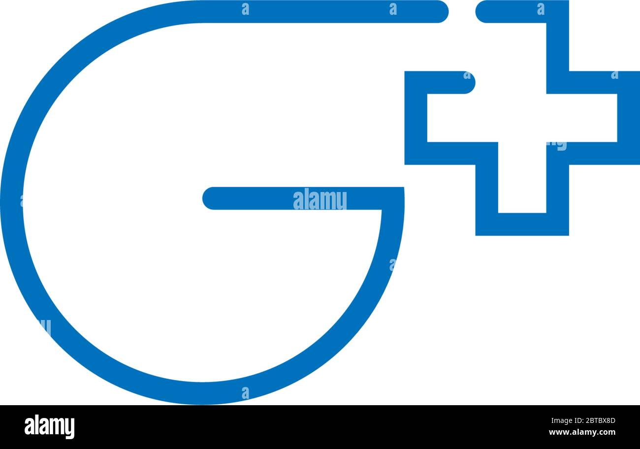 G plus connection logo icon illustration Stock Vector Image & Art - Alamy