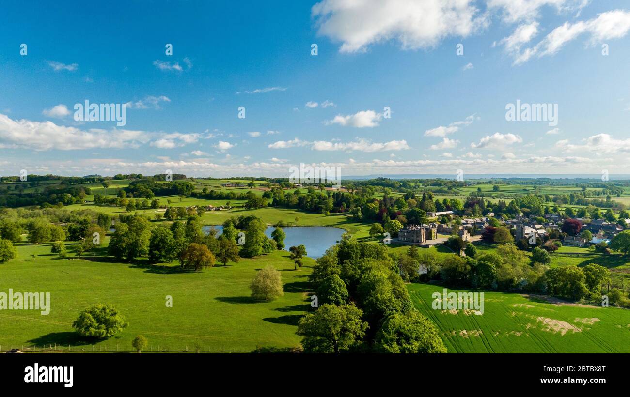 Ripley Castle on the outskirts on Harrogate Town in Yorkshire Stock ...