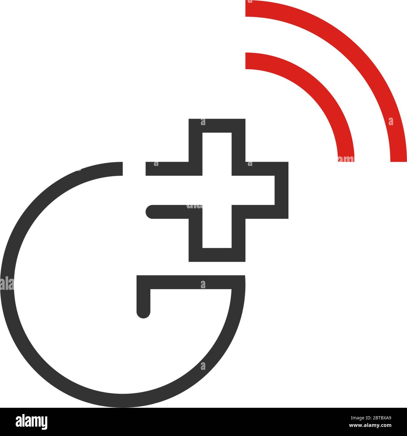 G plus connection logo icon illustration Stock Vector Image & Art - Alamy