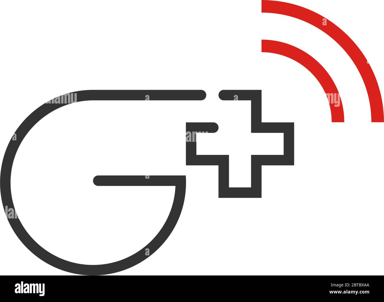 G plus connection logo icon illustration Stock Vector Image & Art - Alamy