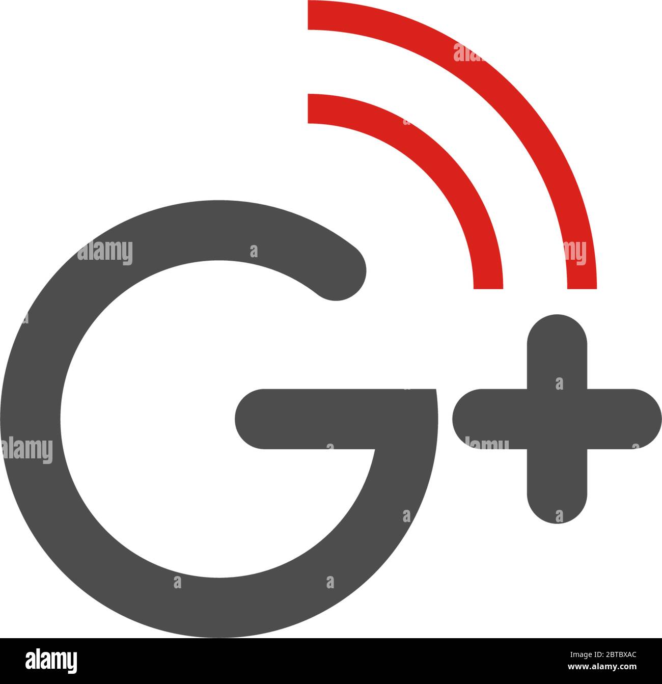 G plus connection logo icon illustration Stock Vector Image & Art - Alamy