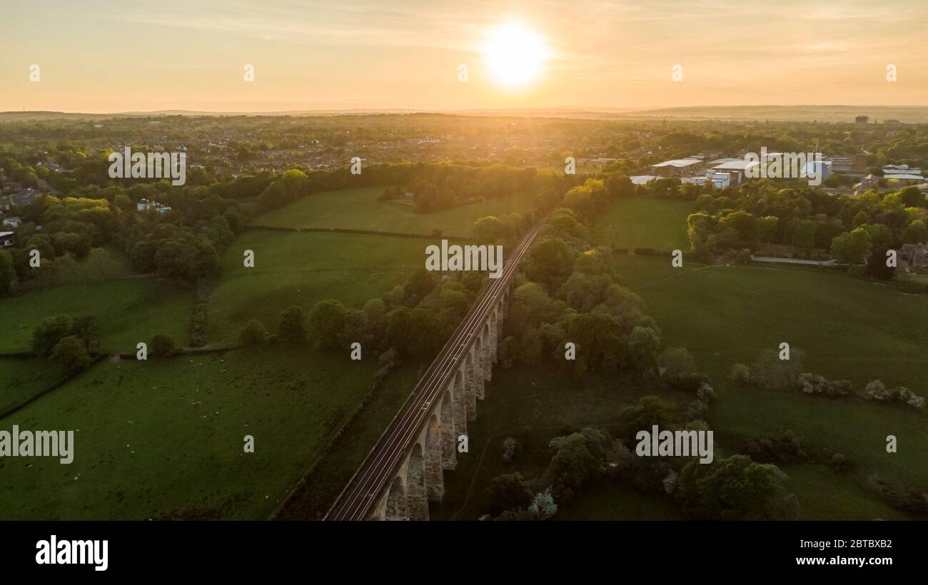 Crimple Valley Viaduct in Harrogate, North York. Connects Harrogate to ...