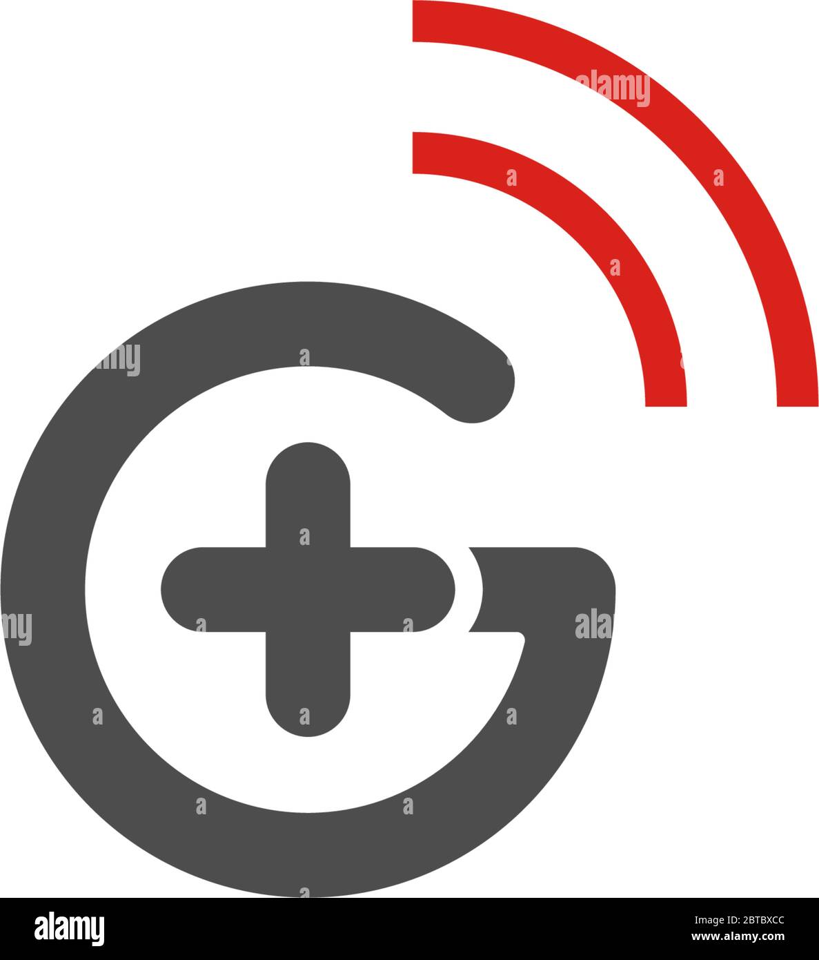 G plus connection logo icon illustration Stock Vector Image & Art - Alamy