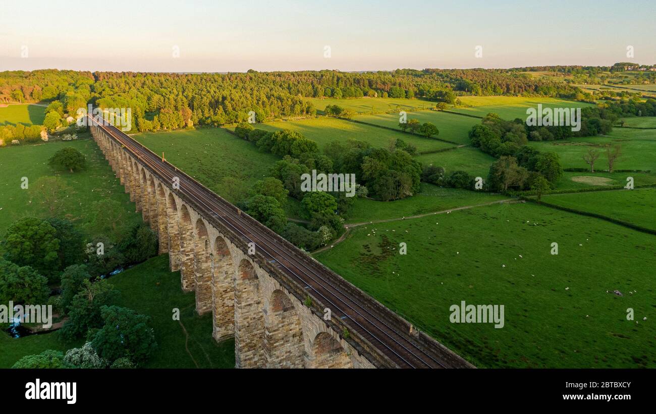 Crimple Valley Viaduct in Harrogate, North York. Connects Harrogate to ...