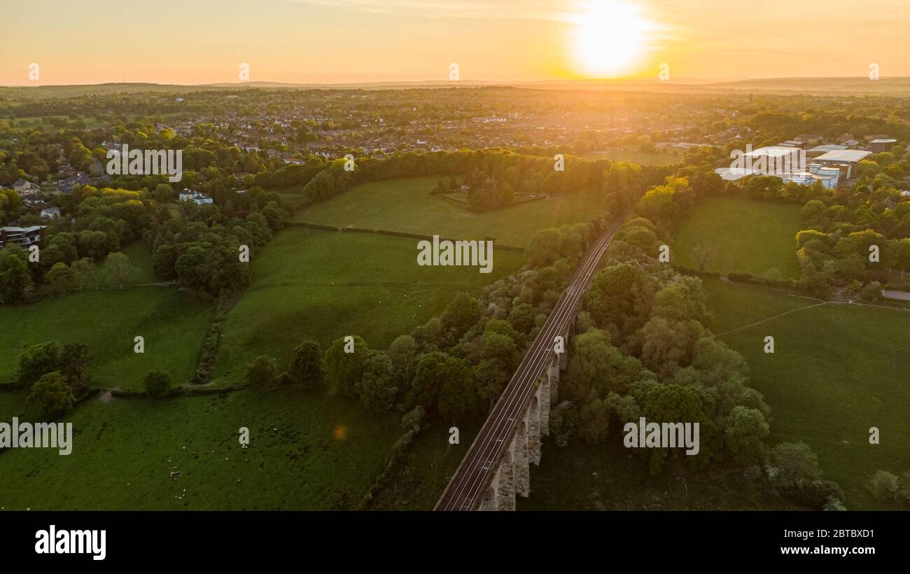 Crimple Valley Viaduct in Harrogate, North York. Connects Harrogate to ...