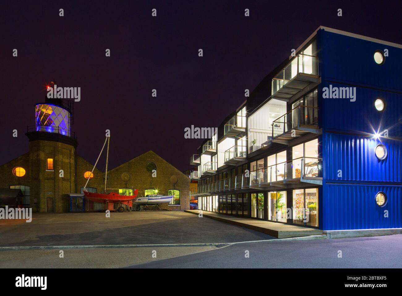 Trinity Buoy Wharf Stock Photo - Alamy