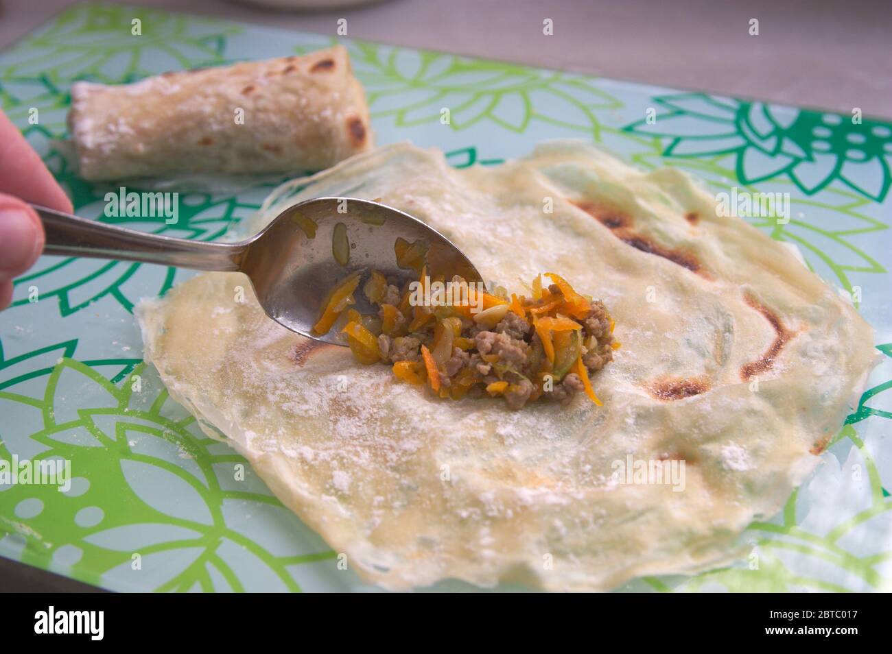 Close up plate someone eating hi-res stock photography and images - Alamy