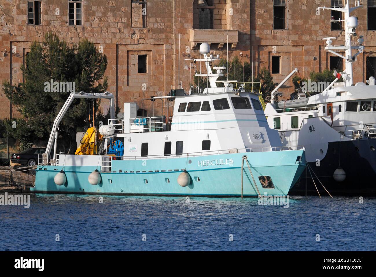 The research and survey vessel Hercules, belonging to the RPM Nautical ...