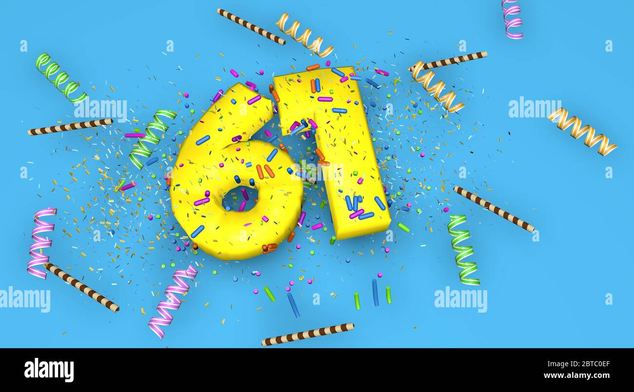 61 birthday hi-res stock photography and images - Alamy