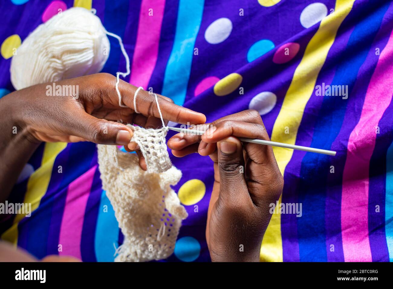 Nigerian fabric pattern hi-res stock photography and images - Alamy