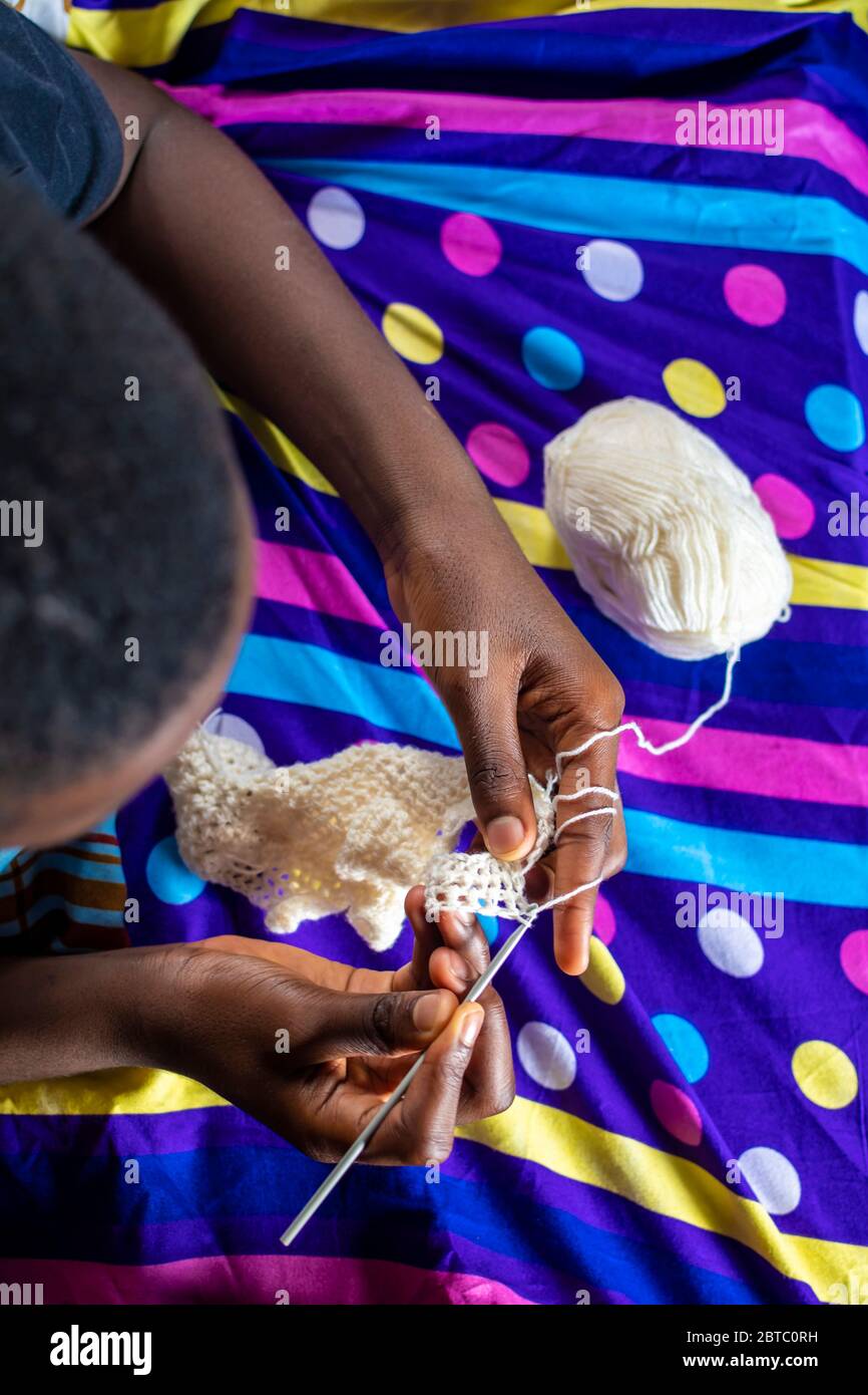 Nigerian fabric pattern hi-res stock photography and images - Alamy