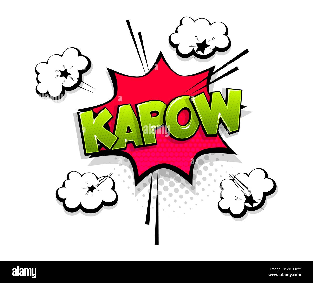Kapow Cut Out Stock Images & Pictures - Alamy
