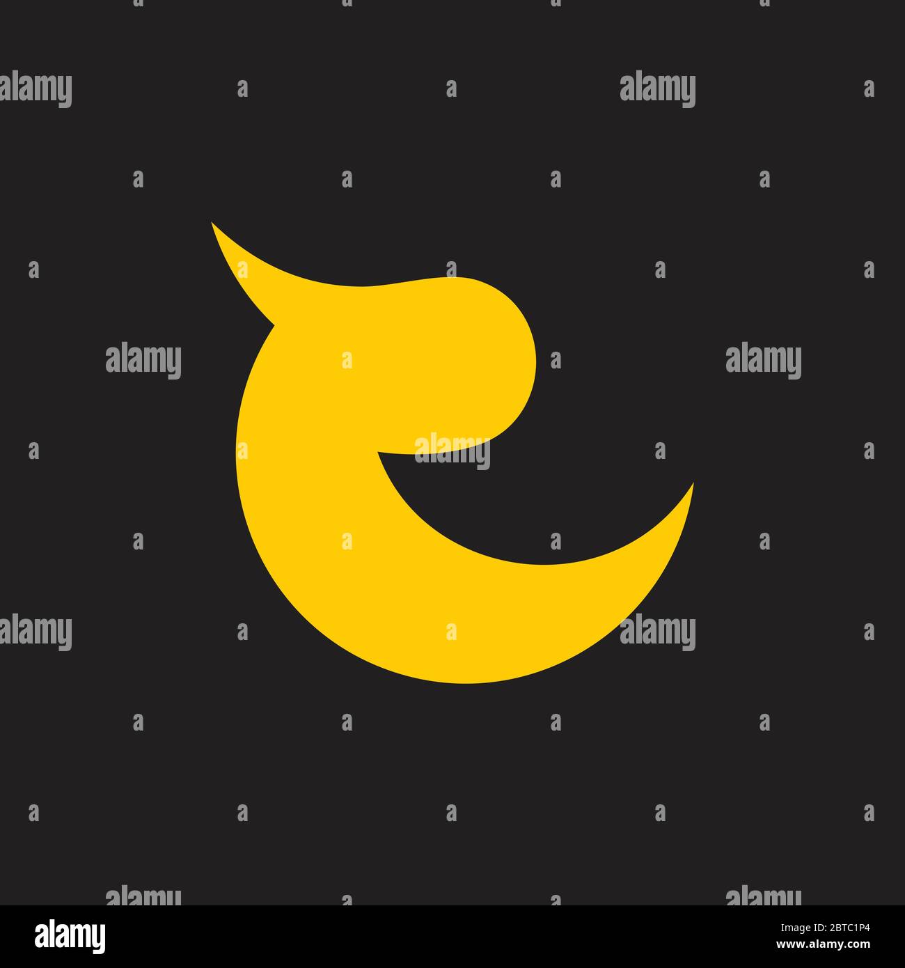 letter re simple geometric logo vector Stock Vector Image & Art - Alamy