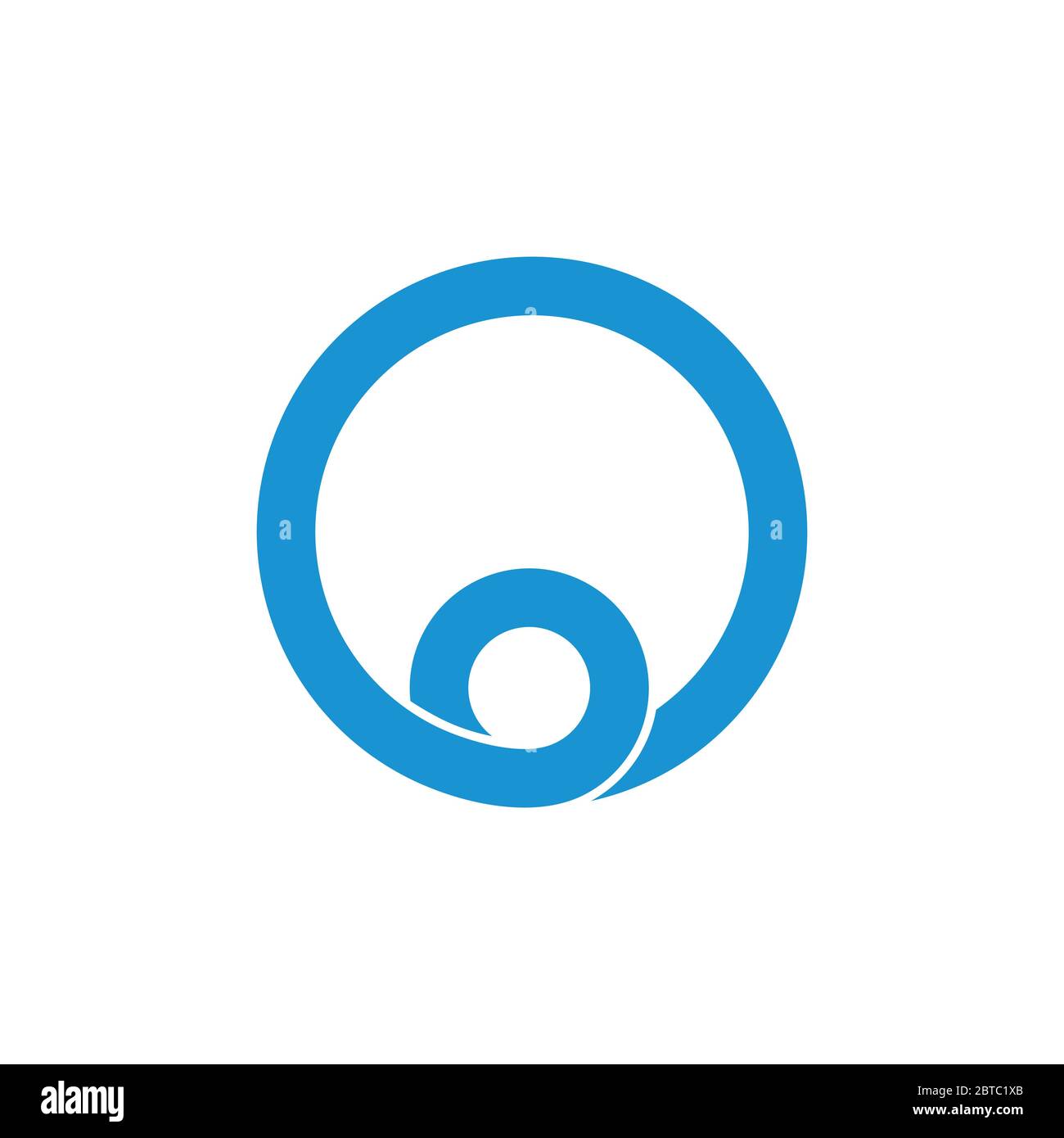 loop circle infinity line simple logo vector Stock Vector Image & Art ...