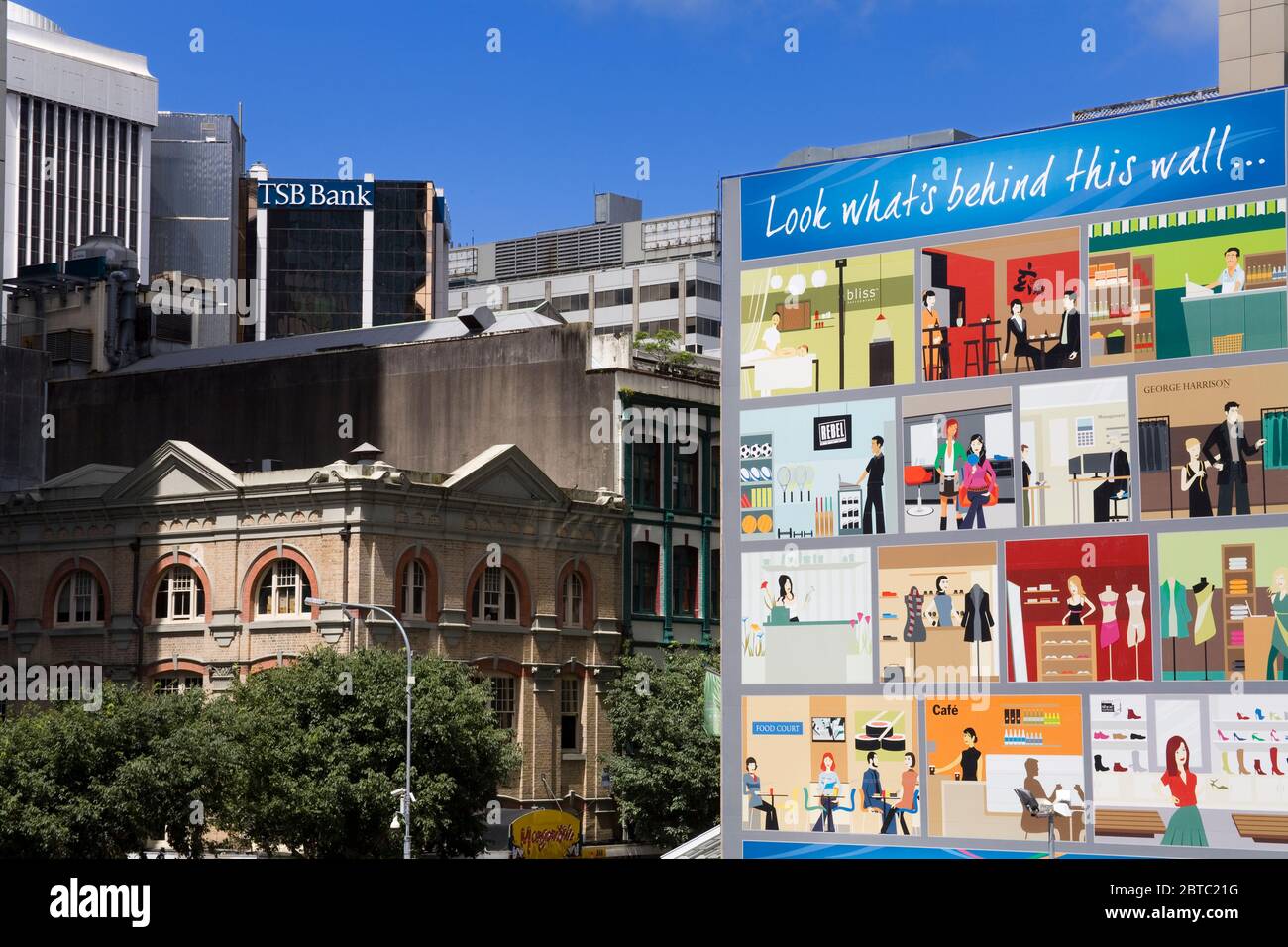 Atrium on Elliot shopping mall,Central Business District,Auckland,North ...