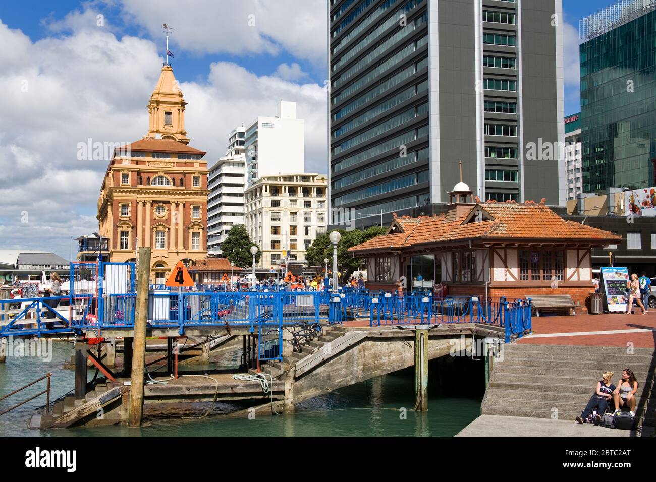 Auckland ferry wharf hi-res stock photography and images - Alamy