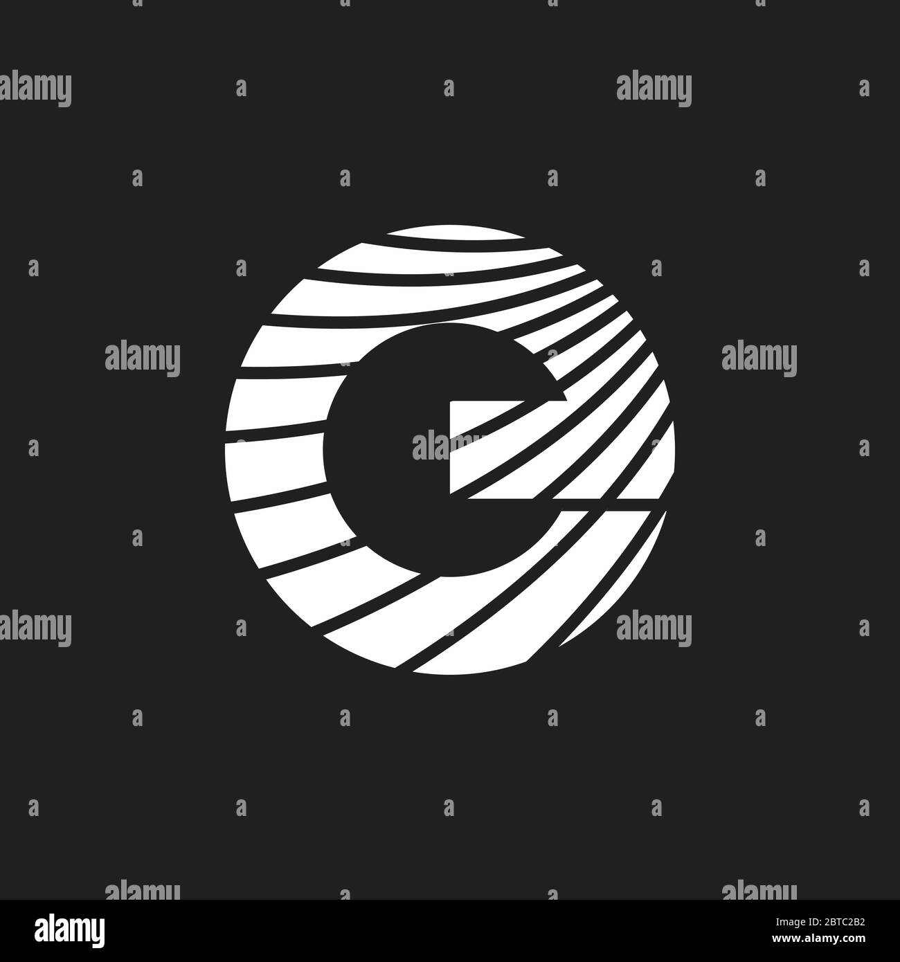 letter e curves stripes silhouette logo vector Stock Vector Image & Art ...