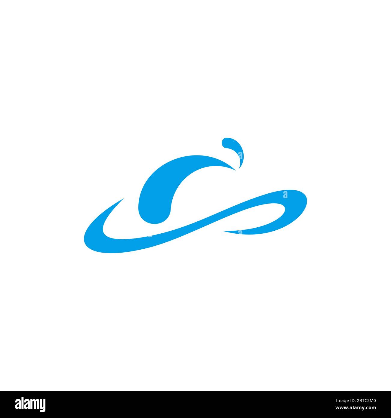wavy curves waves splash simple symbol logo vector Stock Vector Image ...