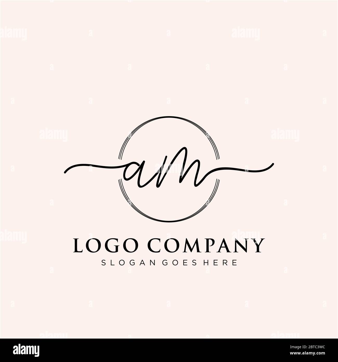 Am initials logo Stock Vector Images - Alamy