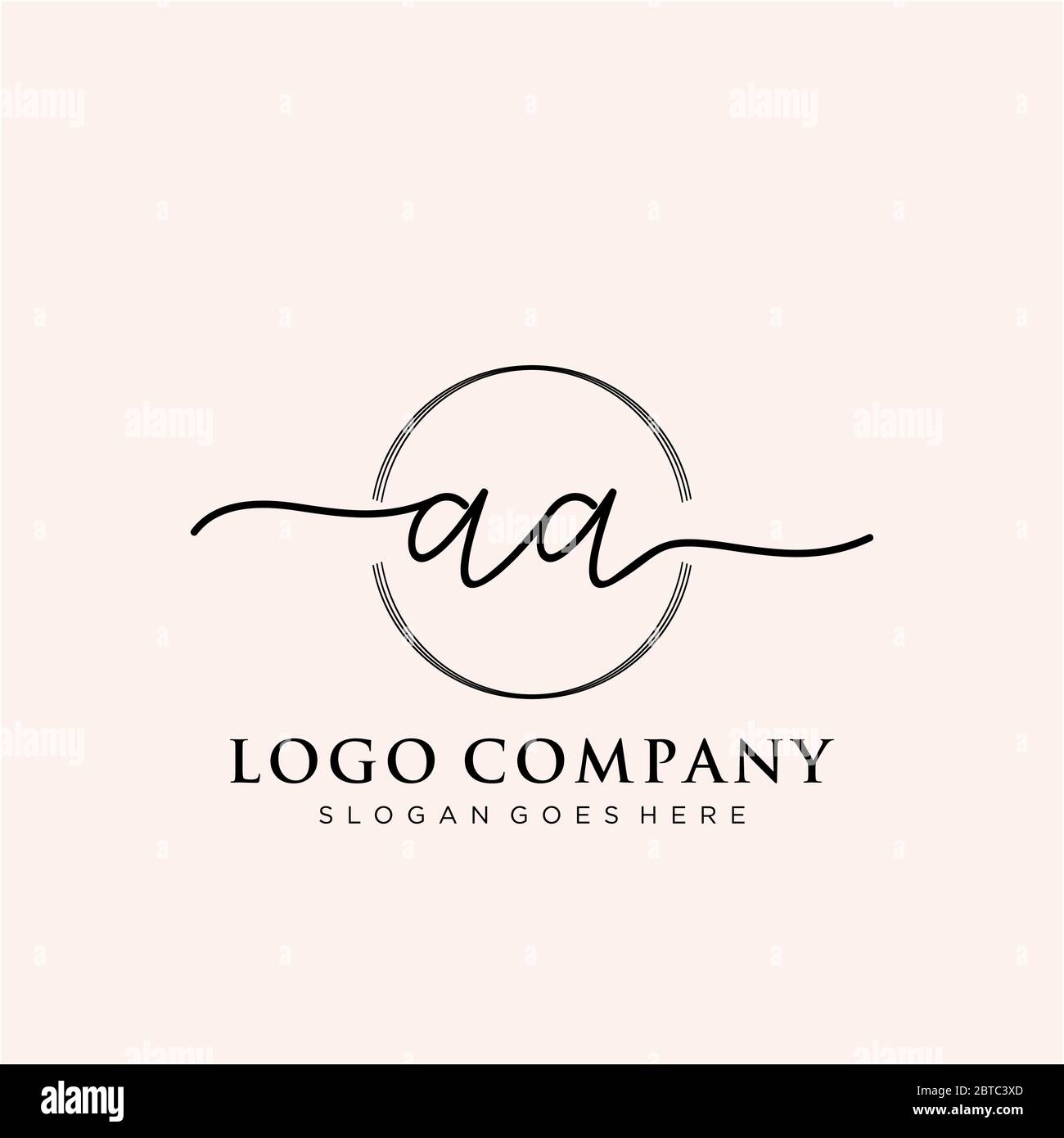 Vintage aa logo hi-res stock photography and images - Alamy