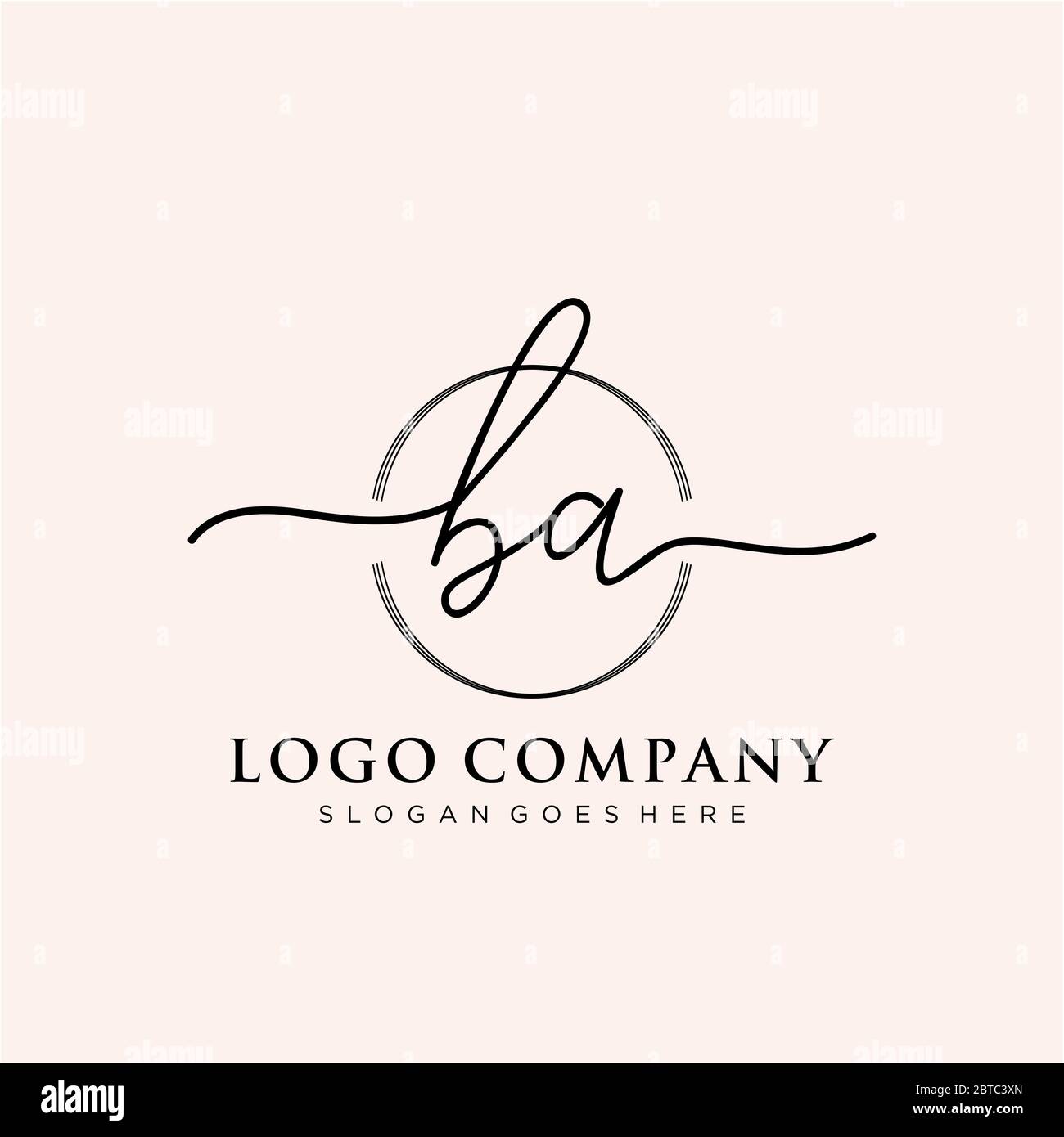 Initial ba hi-res stock photography and images - Alamy