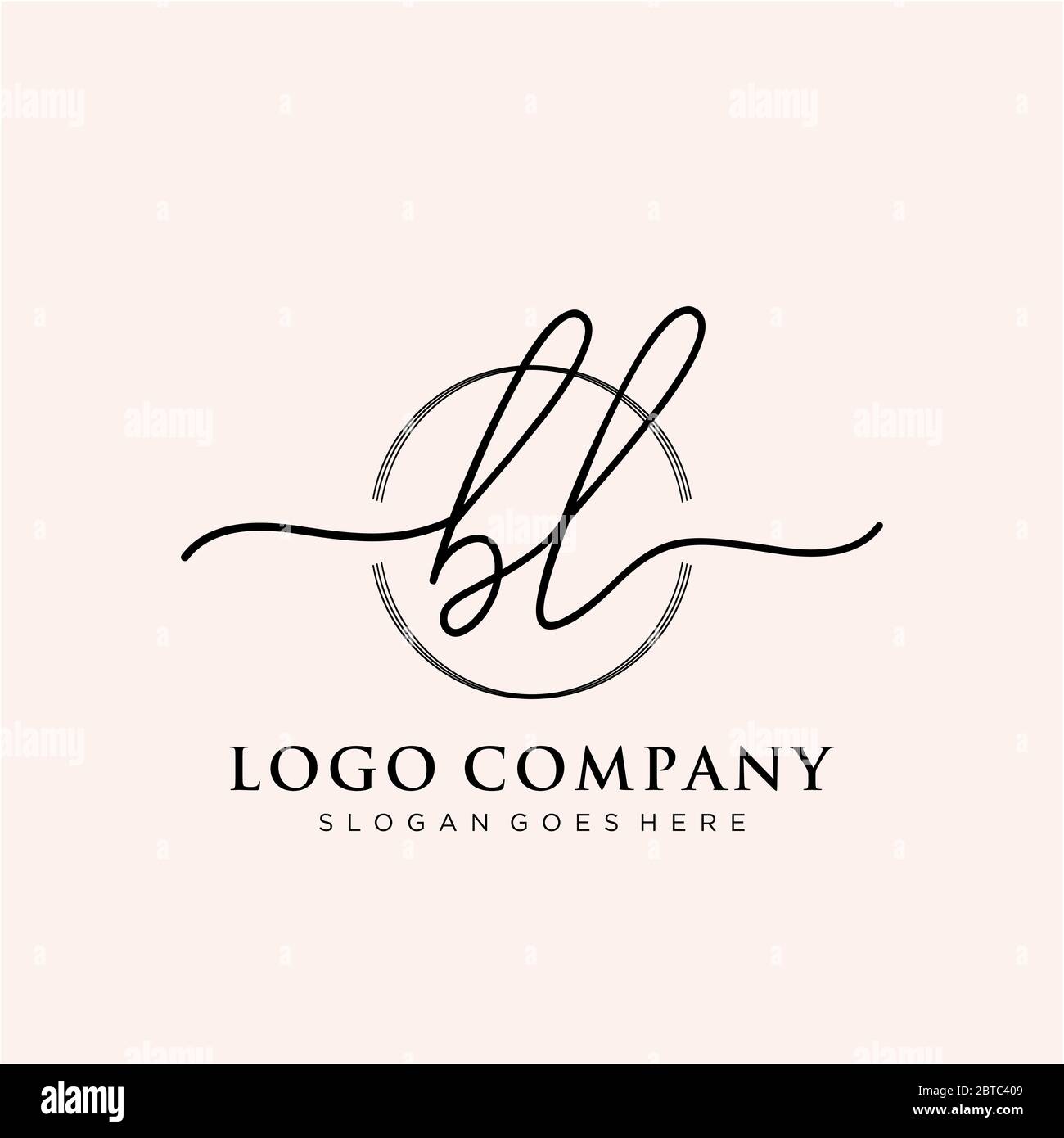 Initials bl hi-res stock photography and images - Alamy