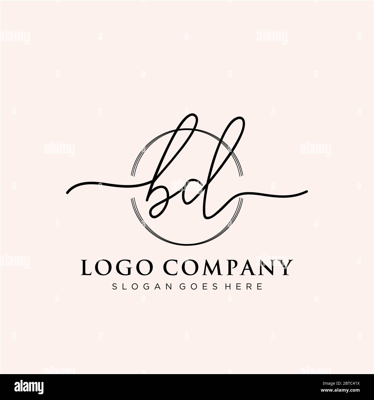 Initial bd hi-res stock photography and images - Alamy