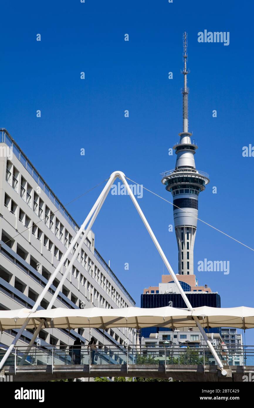Auckland tower bridge hi-res stock photography and images - Alamy