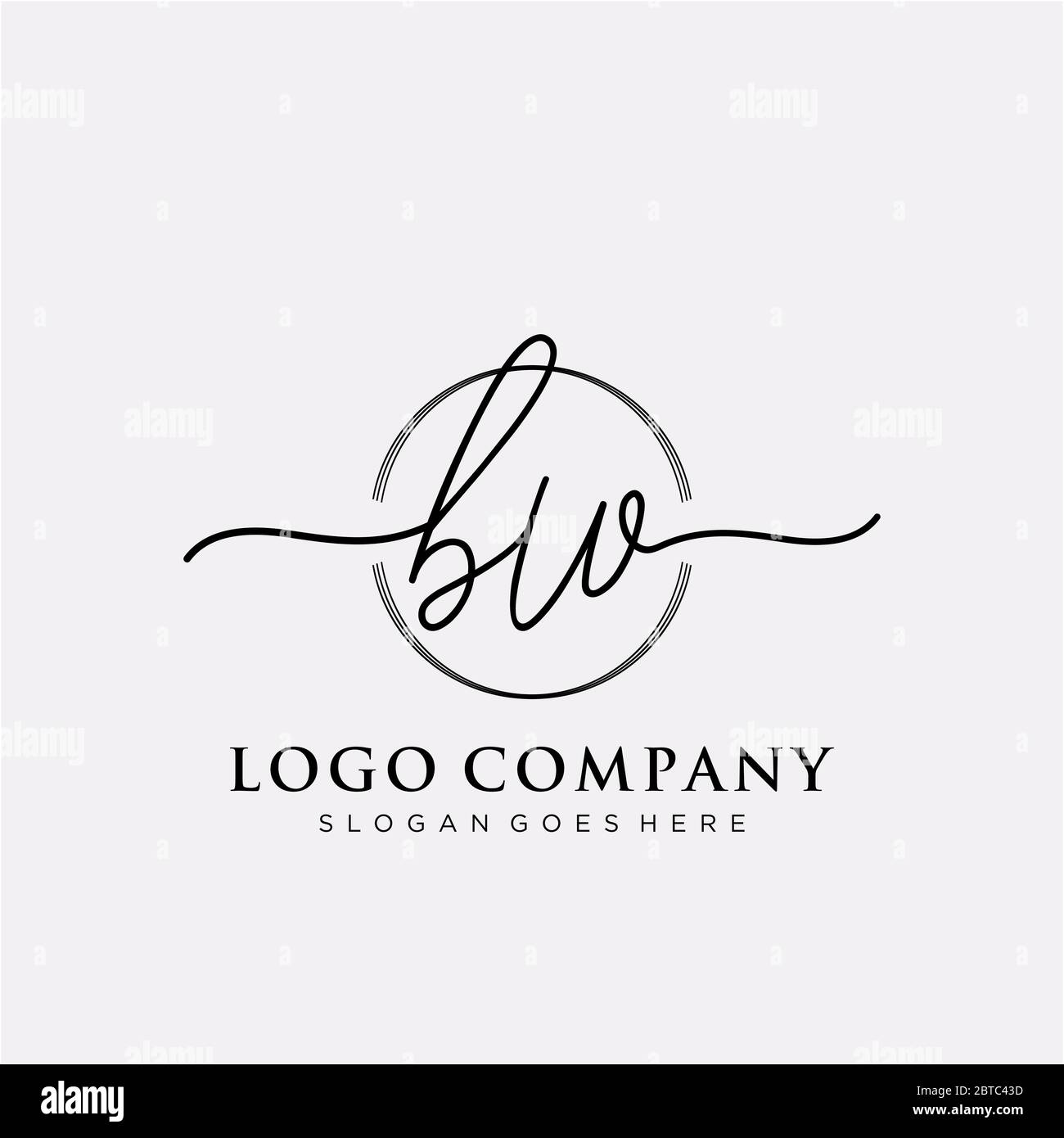 Letter bw vector vectors hi-res stock photography and images - Alamy