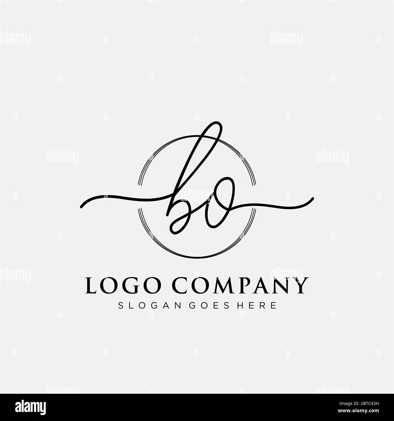 Bo initials hi-res stock photography and images - Alamy