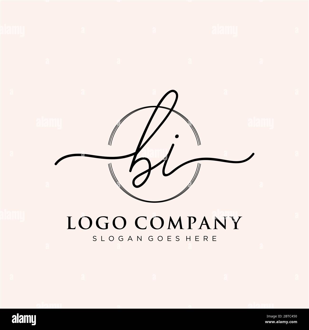 Bi logo vector vectors hi-res stock photography and images - Alamy
