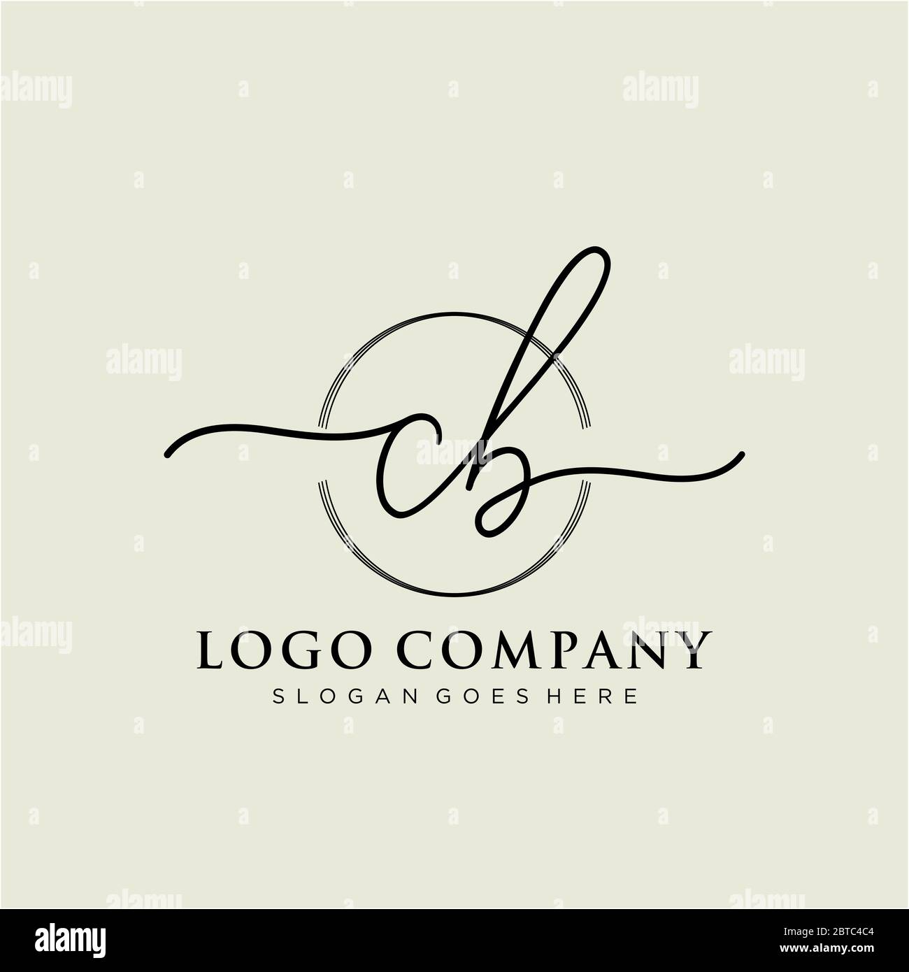 Cb initials logo hi-res stock photography and images - Alamy