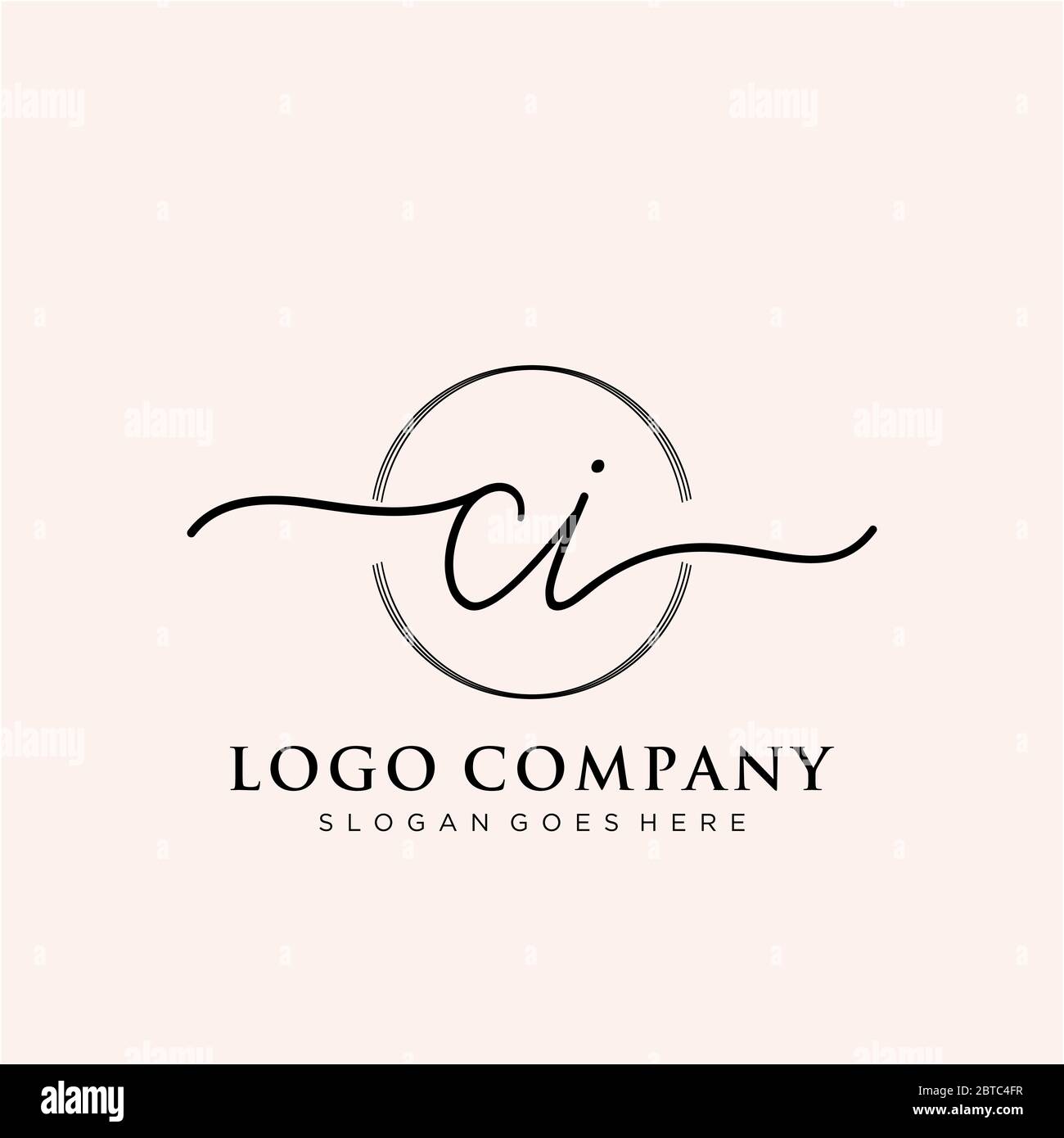 Ci logo vector vectors hi-res stock photography and images - Alamy