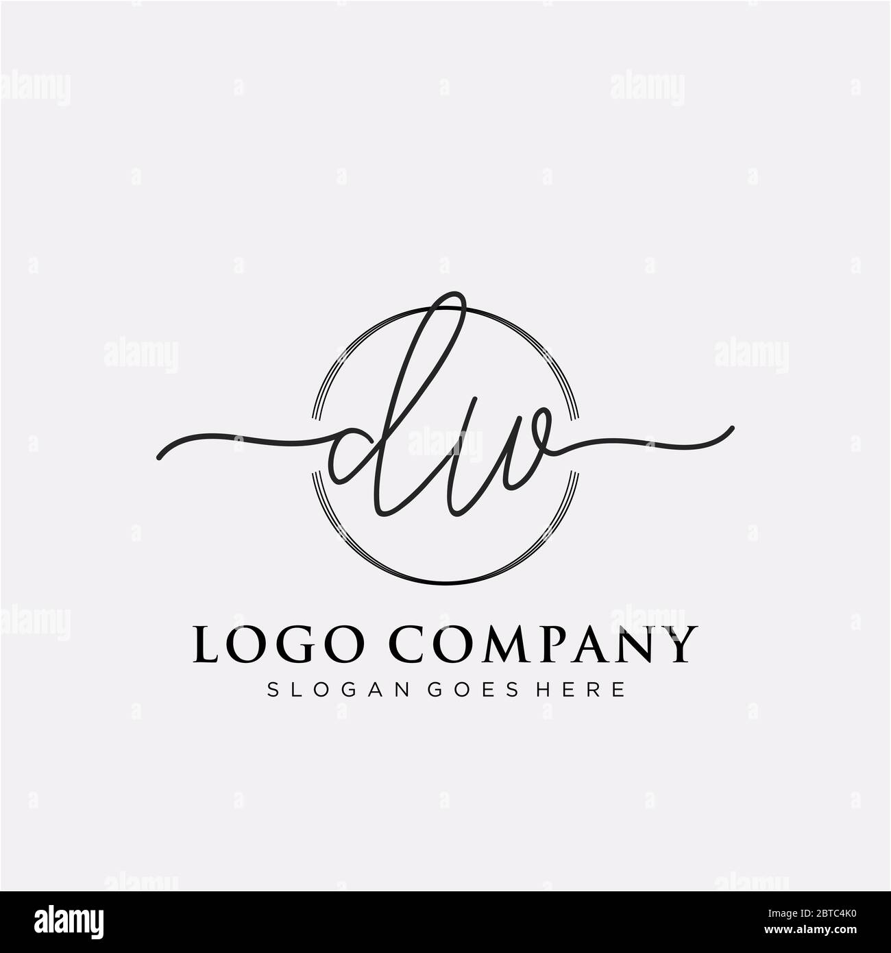 Dw logo vector vectors hi-res stock photography and images - Alamy