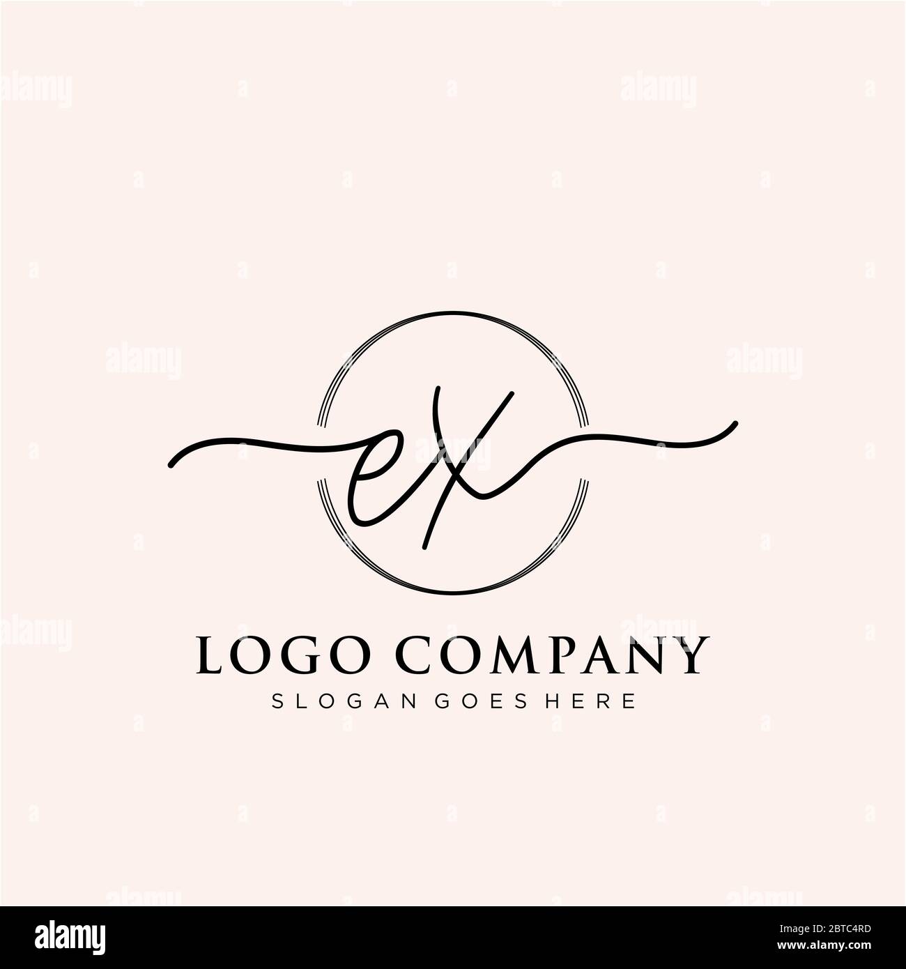 Ex logo vector vectors hi-res stock photography and images - Alamy